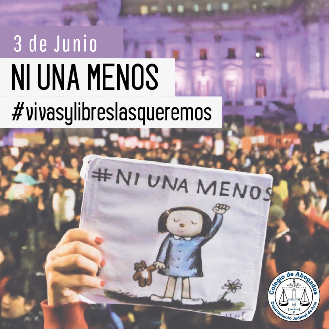 C.A.A. // Nota - 3 de junio: Ni una menos